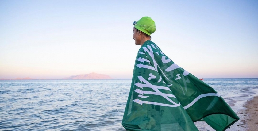 Mariam Saleh … The 1st Arab woman to swim across the Red Sea from KSA ...