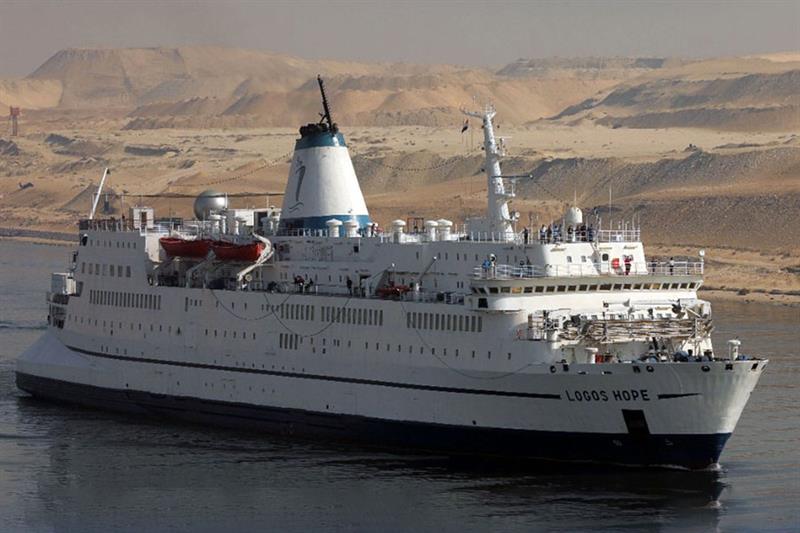 World's Largest Floating Library Logos Hope Crosses Suez Canal After ...